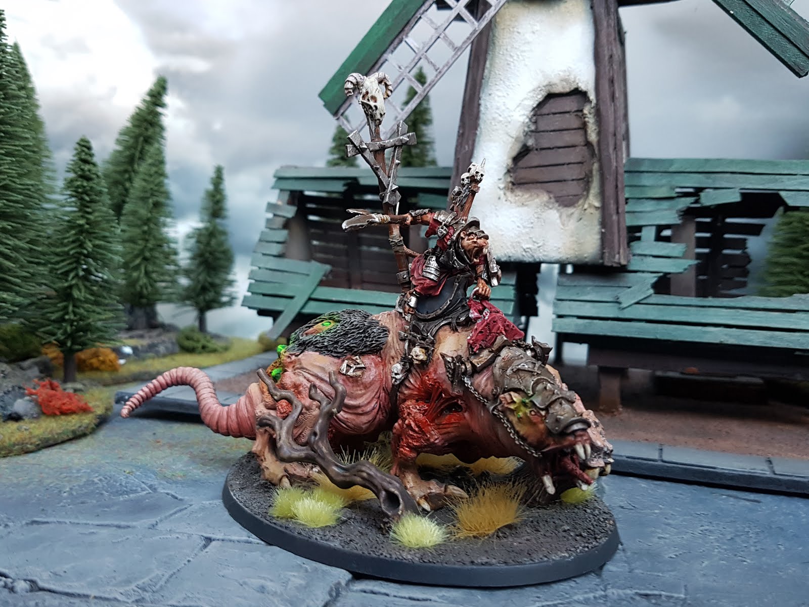 Another wargaming blog: Skaven warlord on brood horror and some classic ...