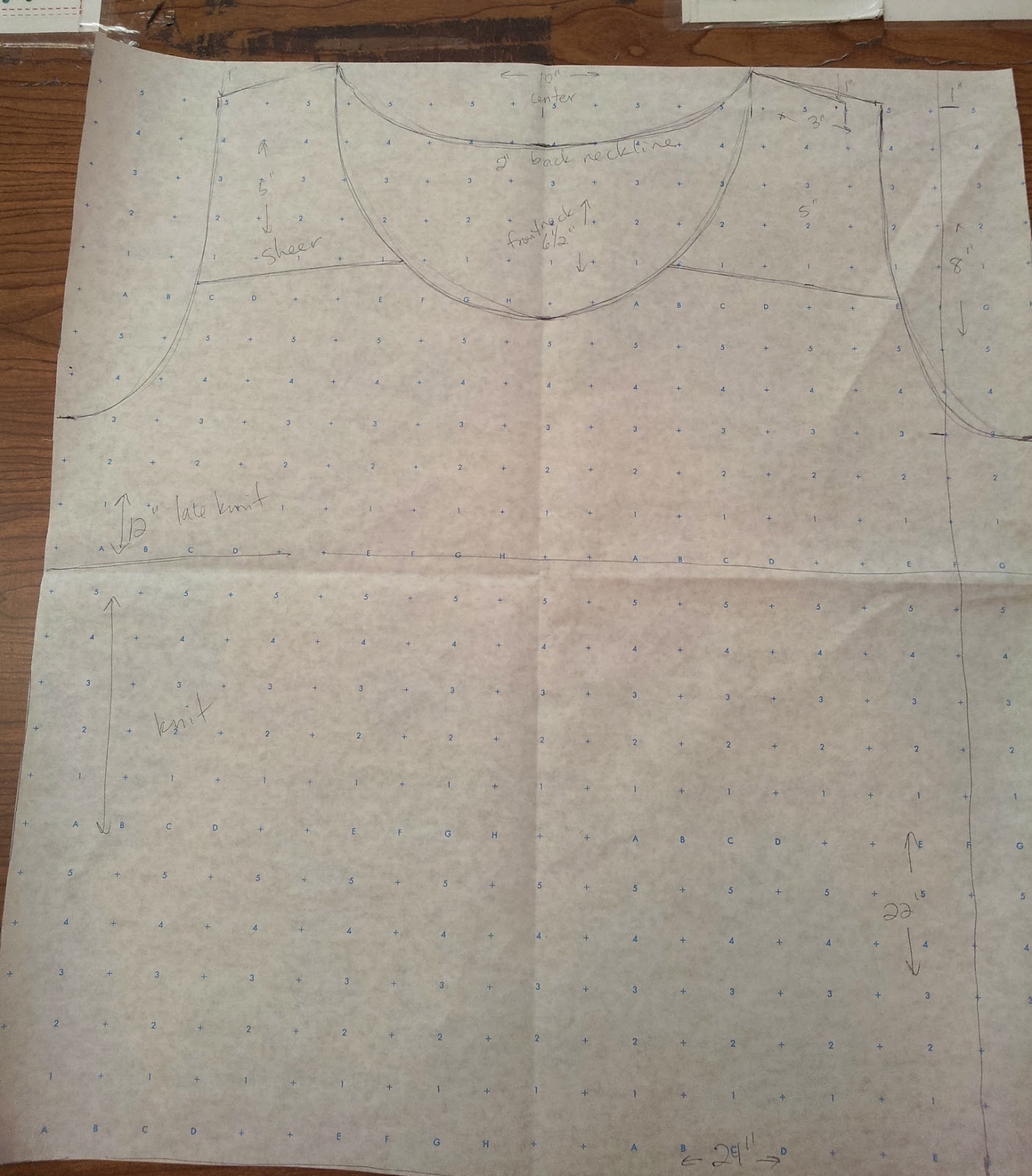 a pair of needles: Color Block Shirt Tutorial Part One