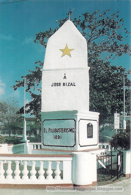Postcard of the Philippines | The First Rizal Monument | Emaniuz Collection