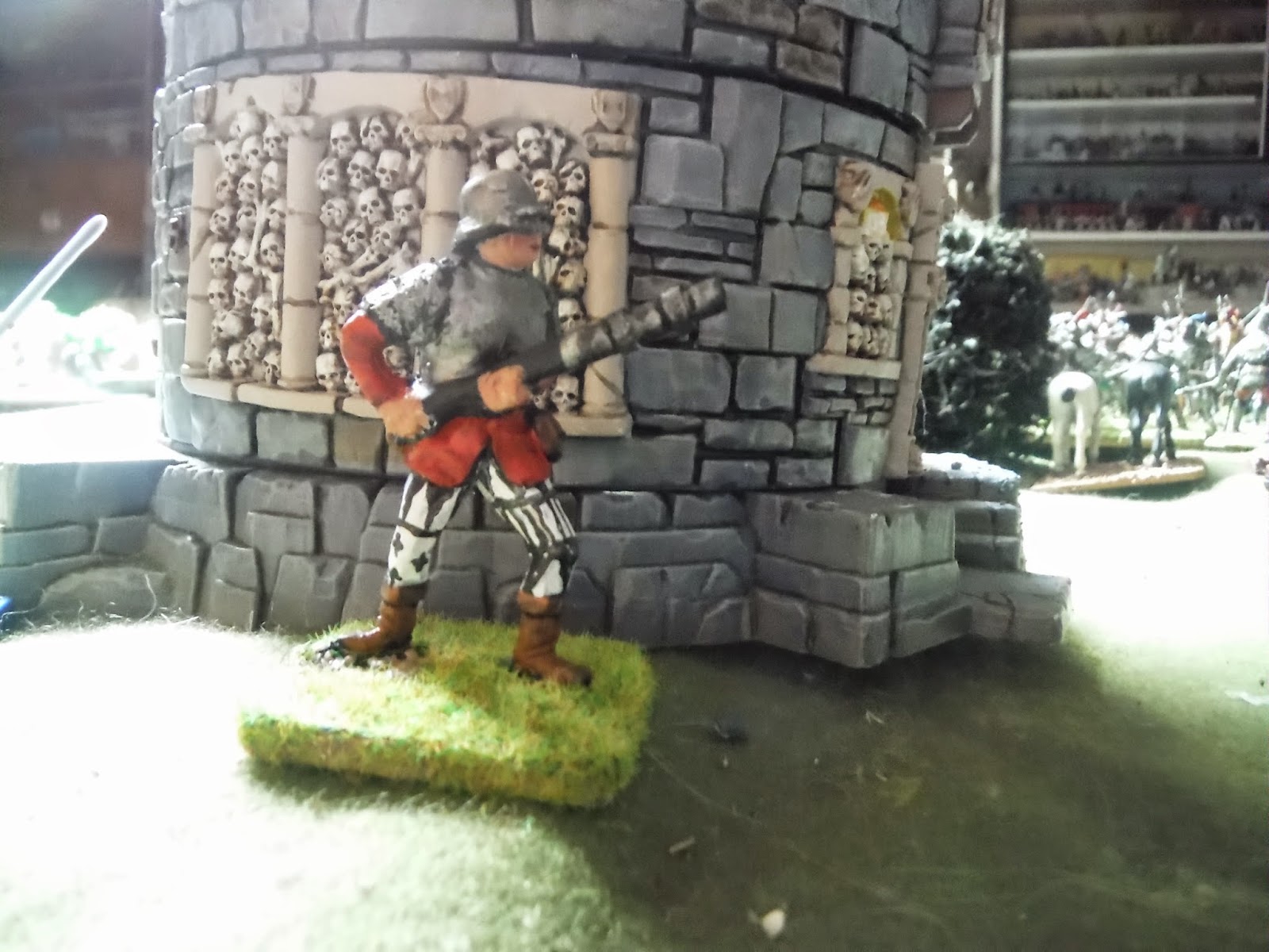 Medieval Gunner Painted