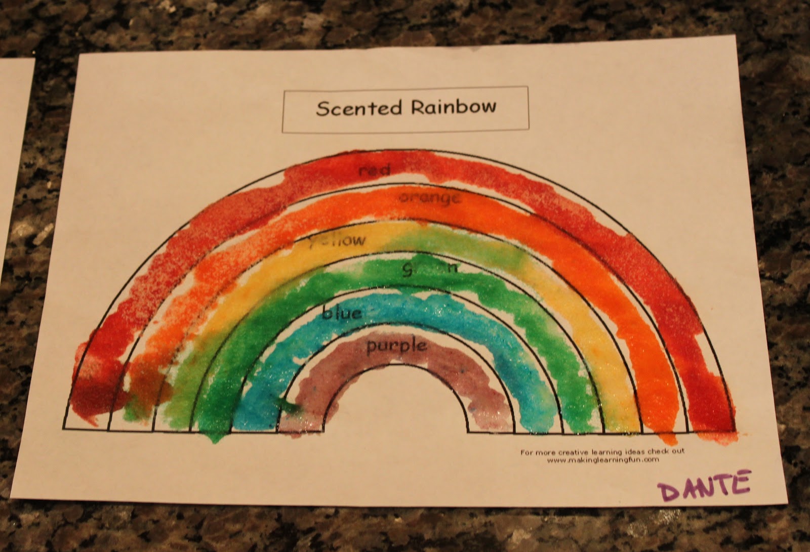 Fruit Loop Rainbow Template Tippytoe Crafts: Crushed Fruit Loop