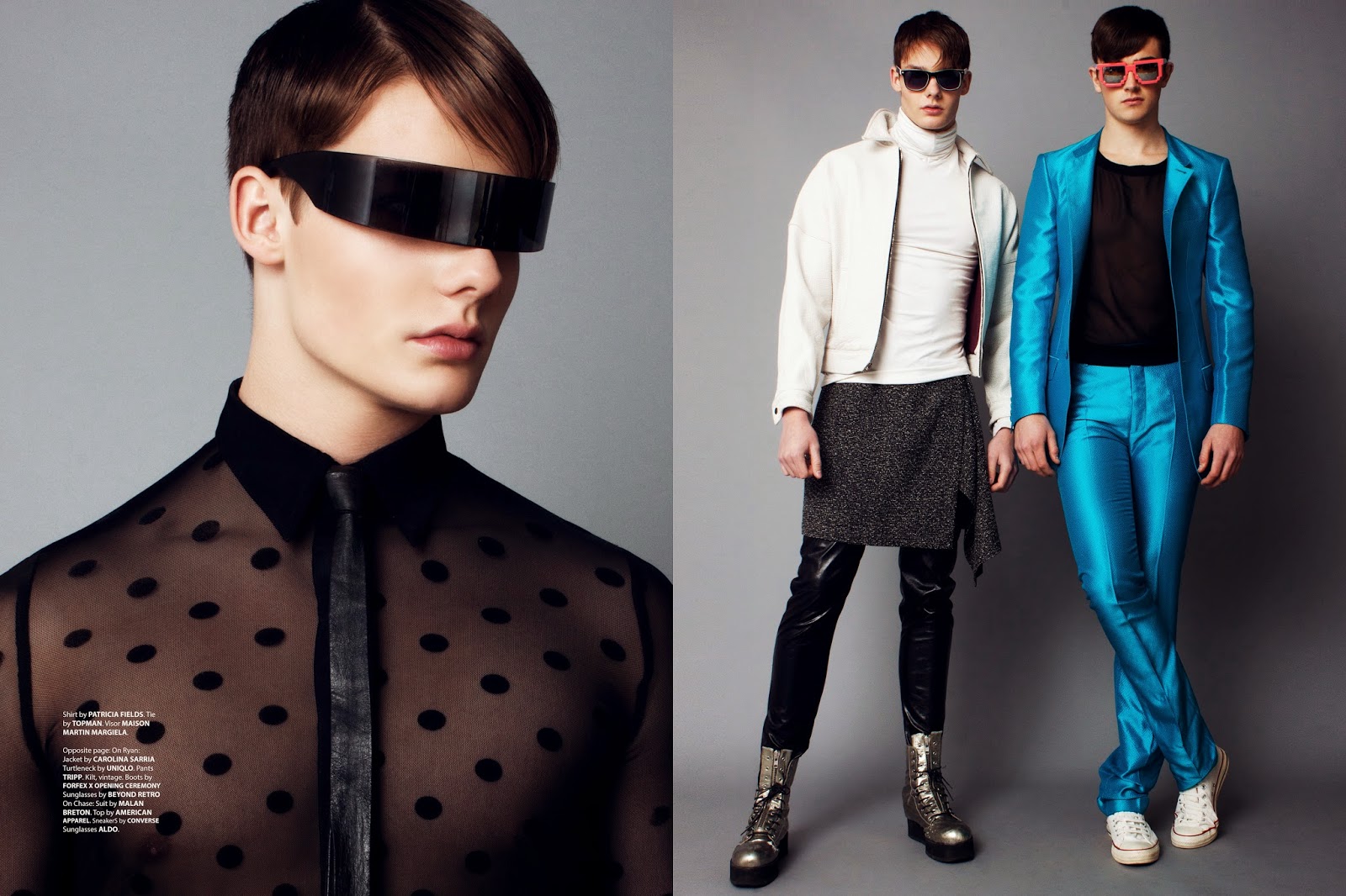 MAJOR MEN: CHASE HARNETT & RYAN FREDERICK FOR CHASSEUR MAGAZINE