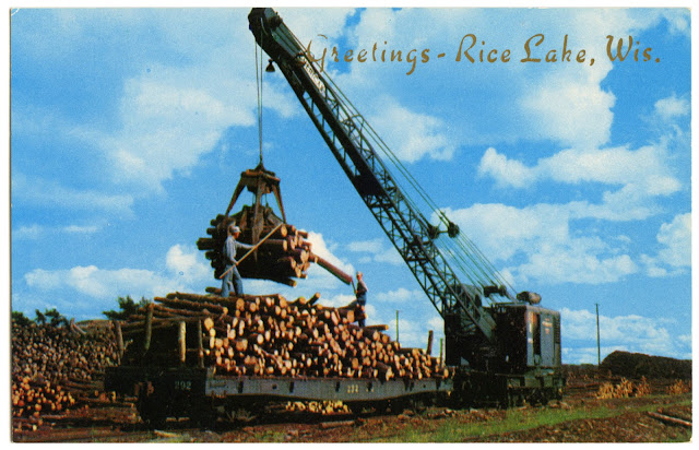 The Wisconsin Project: Found: Loading Pulpwood, Rice Lake, WI