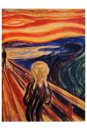 Arte semplice e poi: Una delle versione del celebre Urlo di Munch ...