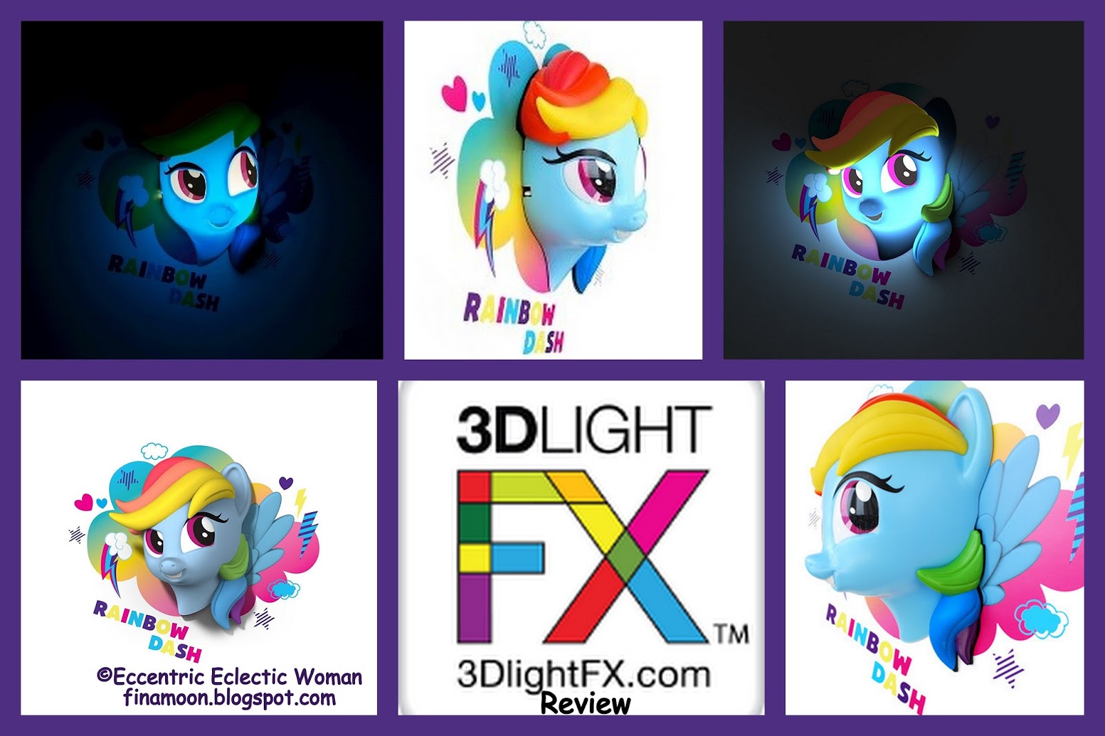 Eccentric Eclectic Woman: 3DLIGHTFX My Little Pony Rainbow Dash 3D Deco ...