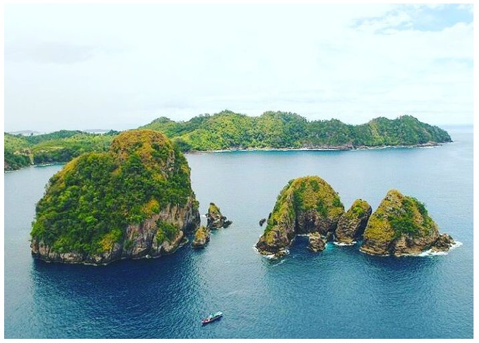 Pulau Wayang Lampung Wisata Baru Pesawaran Versi Raja Ampat - Tempat ...