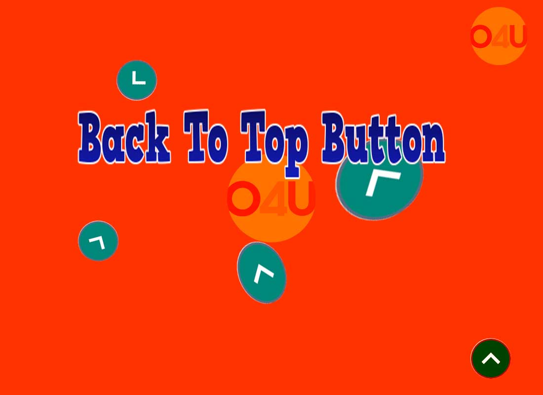 Cara Menambahkan Back to Top Button di Blog dengan Mudah