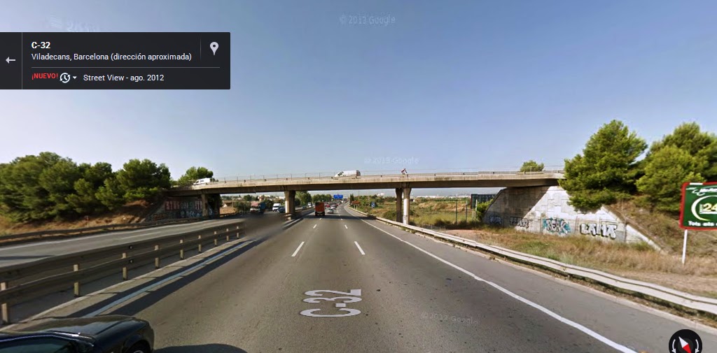 Jordi Vergé Heredia: AUTOPISTA SANT BOI - CASTELLDEFELS (fotos google maps)