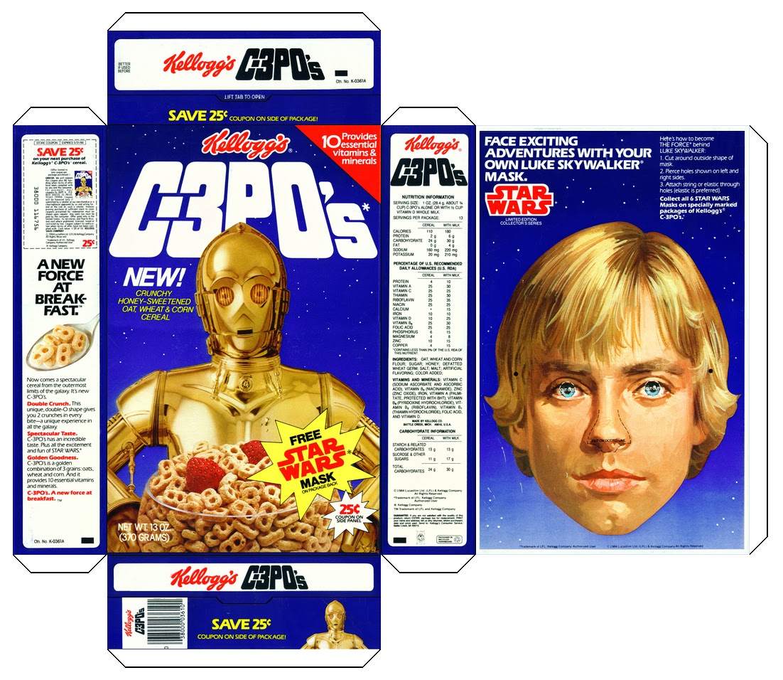 Vintage Papercraft C 3P0 s Cereal Box vintage-papercraft-c-3p0-s-cereal-box