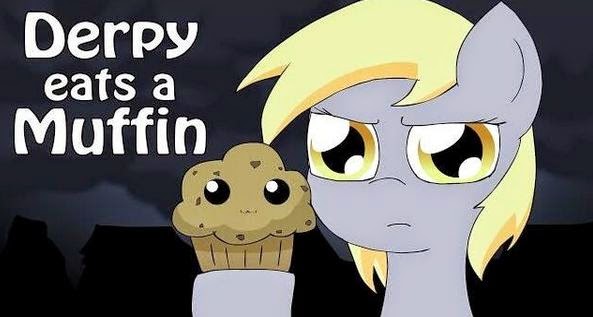 Equestria Daily - MLP Stuff!: Derpy Eats a Muffin