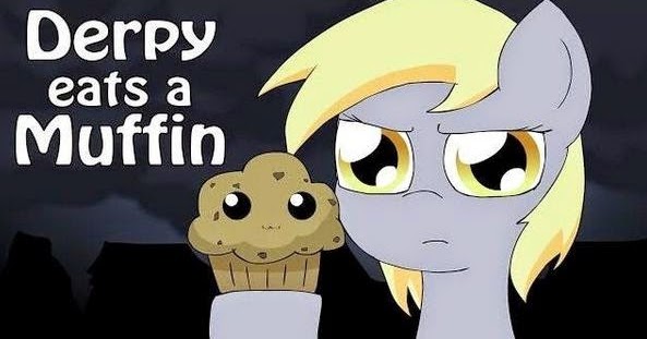 Equestria Daily - MLP Stuff!: Derpy Eats a Muffin