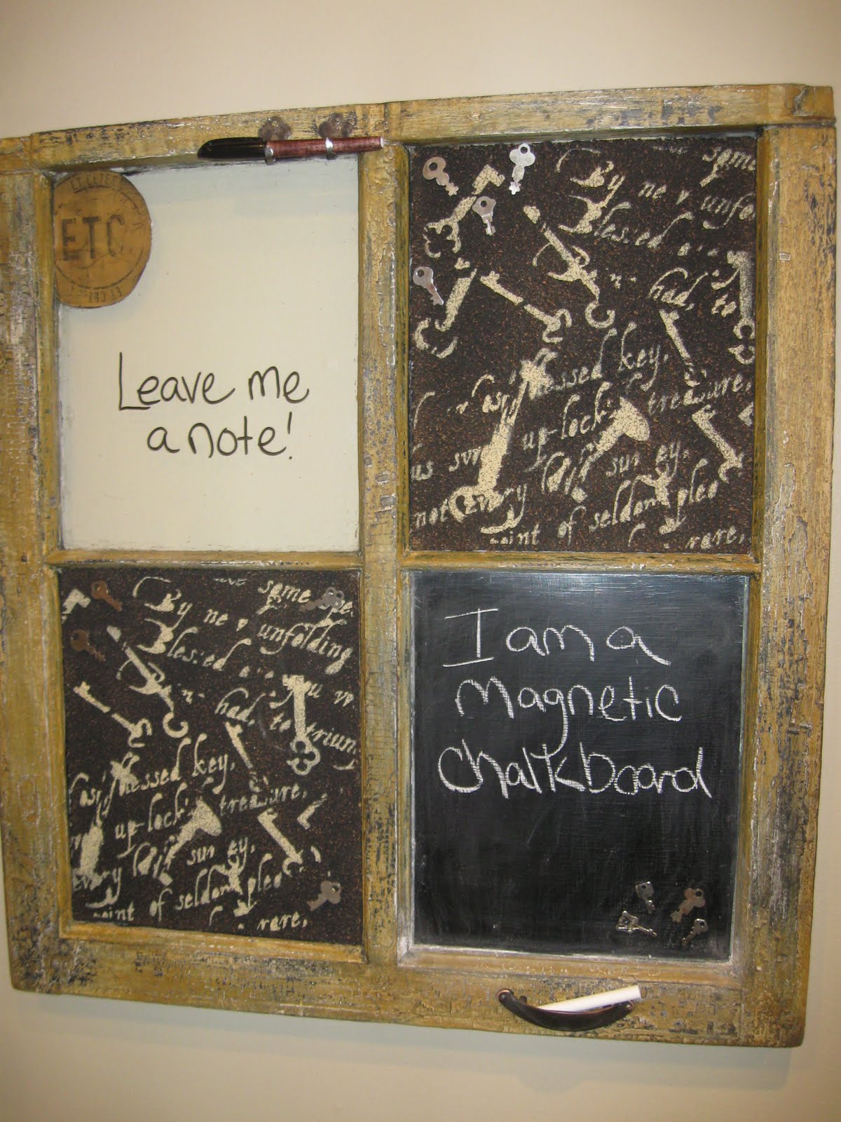 Dippity Dot: Repurposed Old Windows