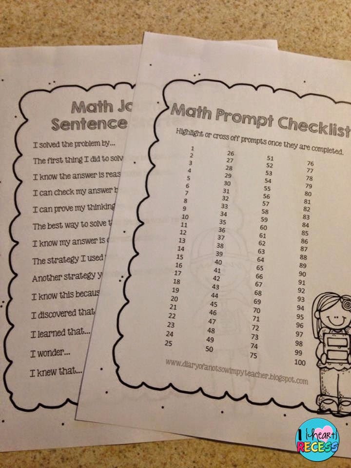 Math Journal by Diary of a Not so Wimpy Teacher...A MUST HAVE! - I ...