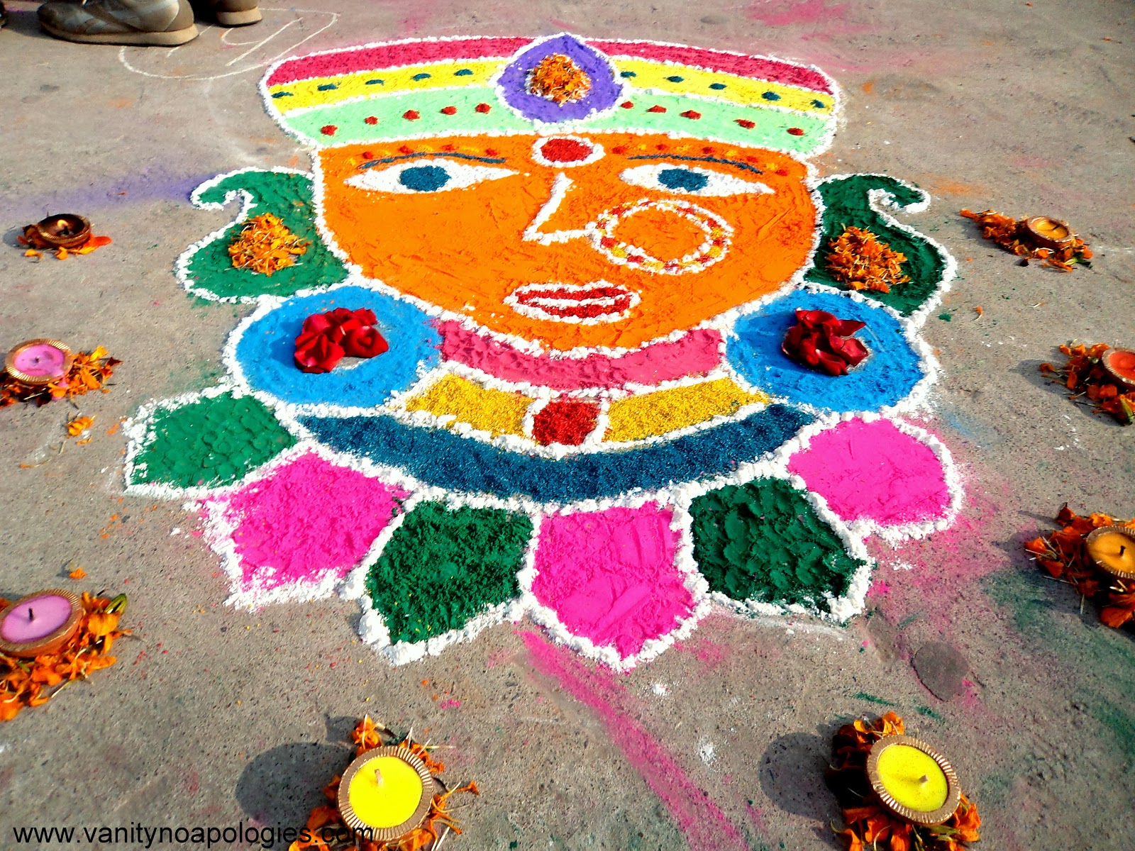 I am a free spirit and Lover of INDIA: Rangoli (kolam) -folk art in India
