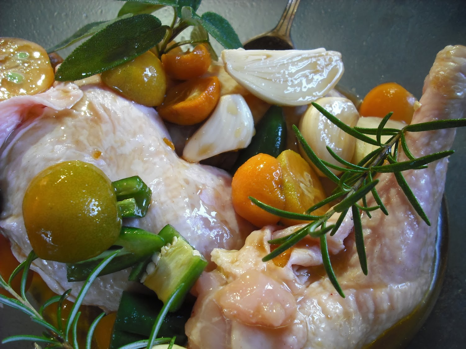 Foodycat: Calamondin chicken