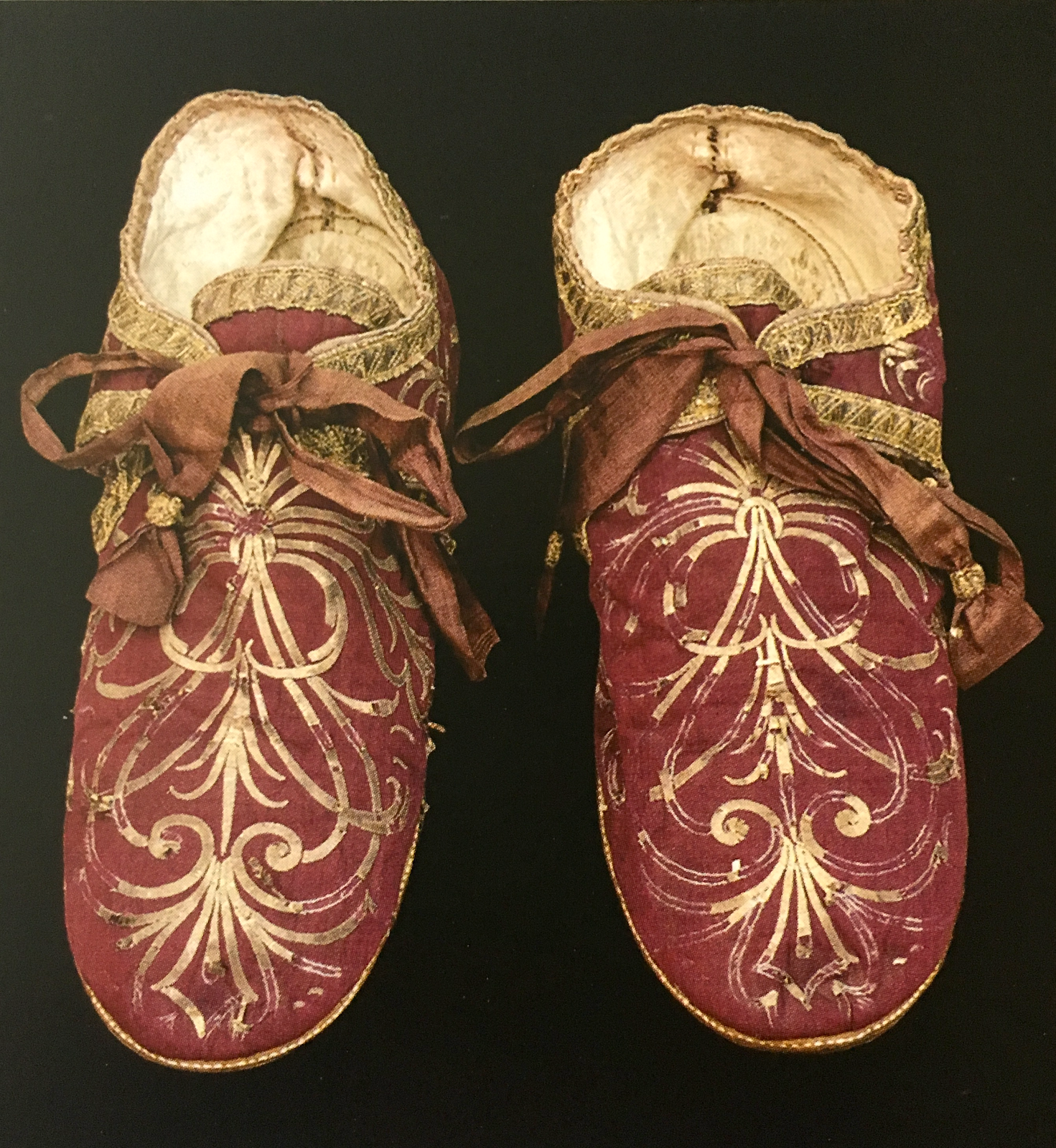 Embroidered Buskins of Pope Pius VII ~ Liturgical Arts Journal