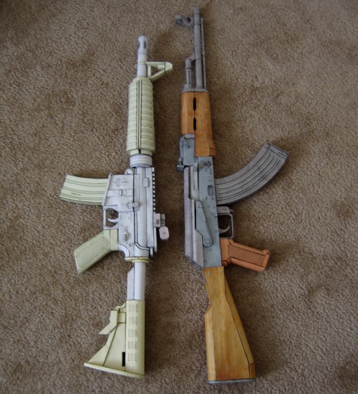 create2destroy: Shook Guns Part 10 - Papercraft