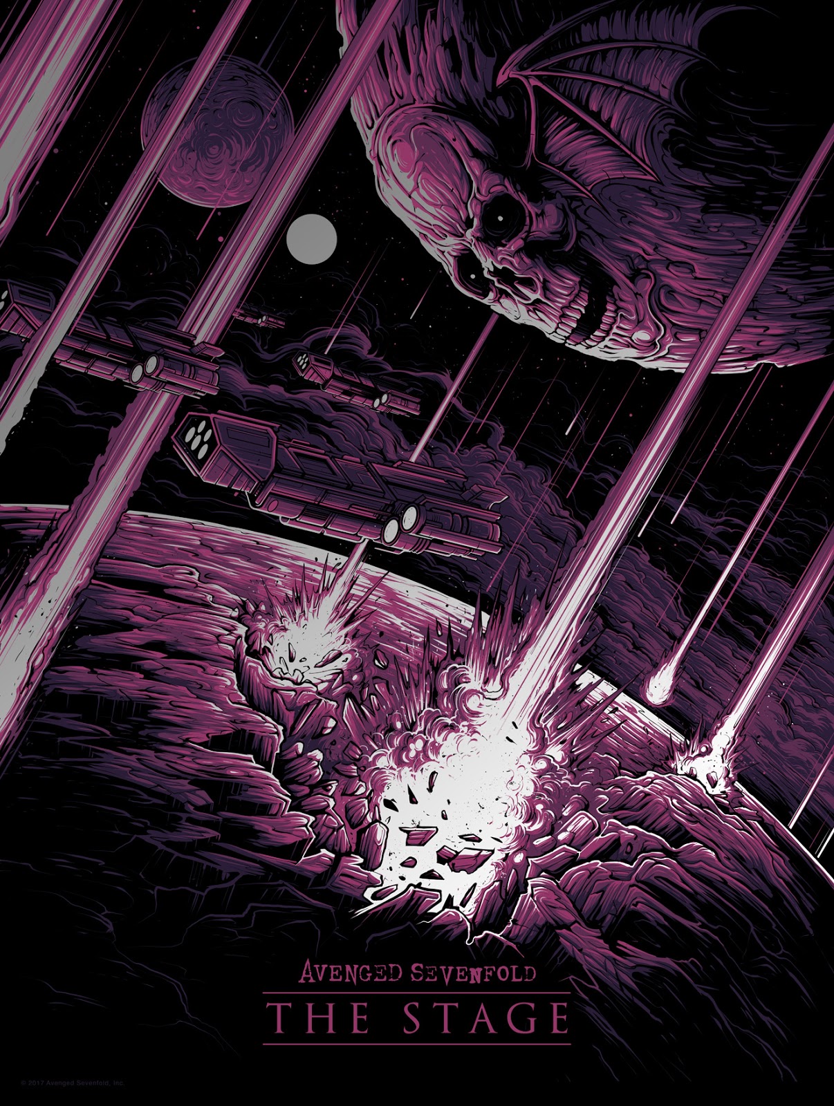 INSIDE THE ROCK POSTER FRAME BLOG: Dan Mumford The Stage Avenged ...