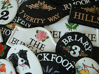 Hand Painted House Signs by Ceramic Art: February 2012