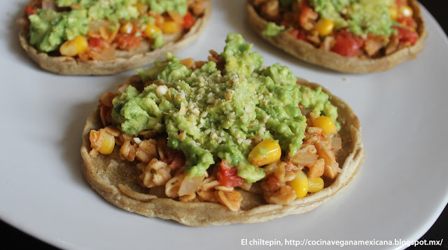 El chiltepín, la dulce cocina vegana : Sopecitos de avena al chipotle