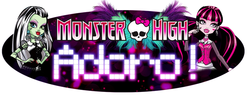W Arte Pop: Banner Monster High Adoro!