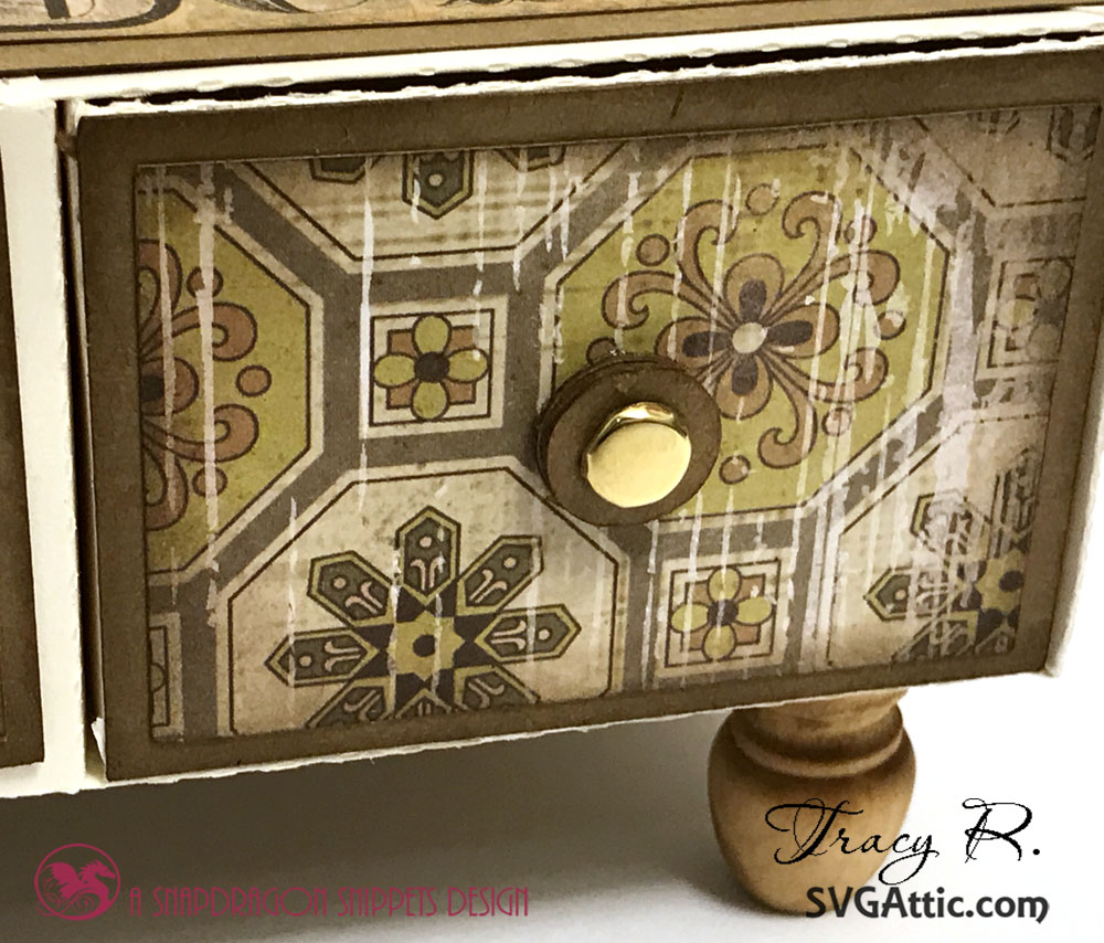 SVG Attic Blog: Four Drawer Box with Tracy