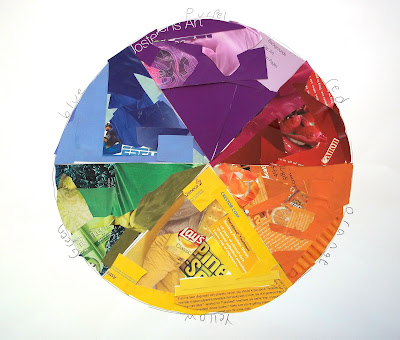 Monument Valley Regional Middle School Art Class: Color Wheel Collage ...