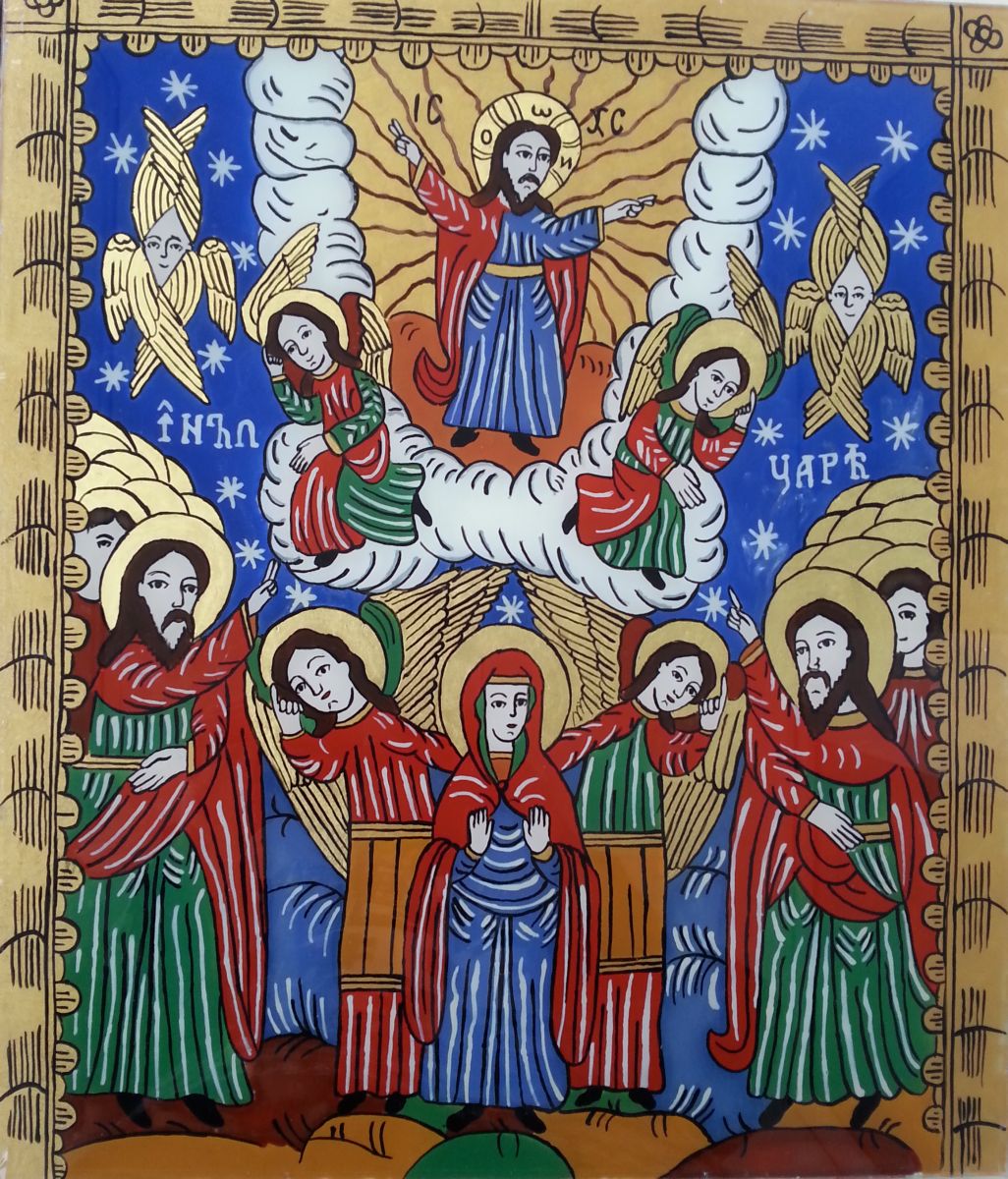 Icoane pe sticlă și pe lemn din Brașov: Invierea Domnului Isus