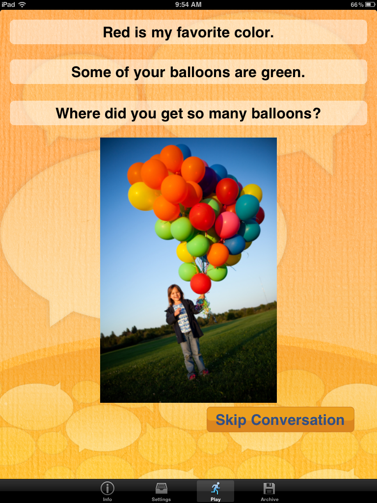 Chit Chat and Small Talk: iPad App Review - Conversation Builder