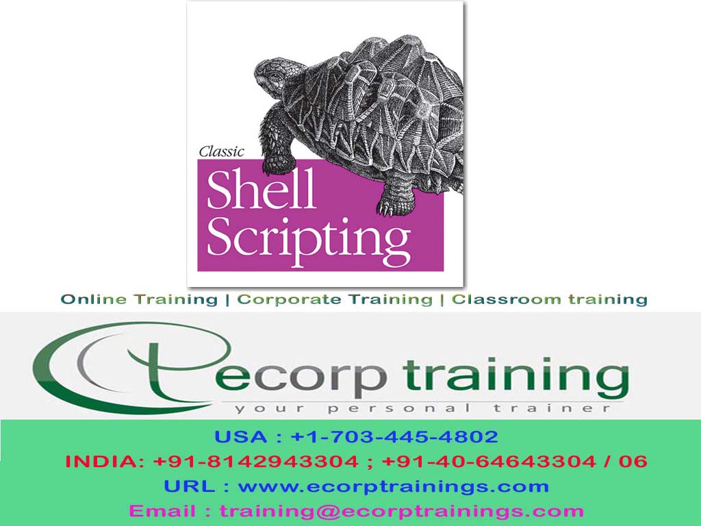 Shell Scripting Online Training Online Shell Scripting Training Hyderabad Ecorp Trainings