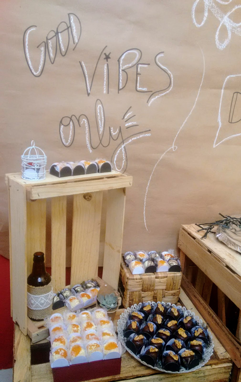 Painel de Papel Pardo/ Papel Kraft ~ Mamãe Sortuda