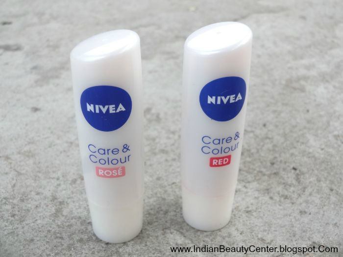 NIVEA Care & Colour RED and ROSE Lip Balm Review