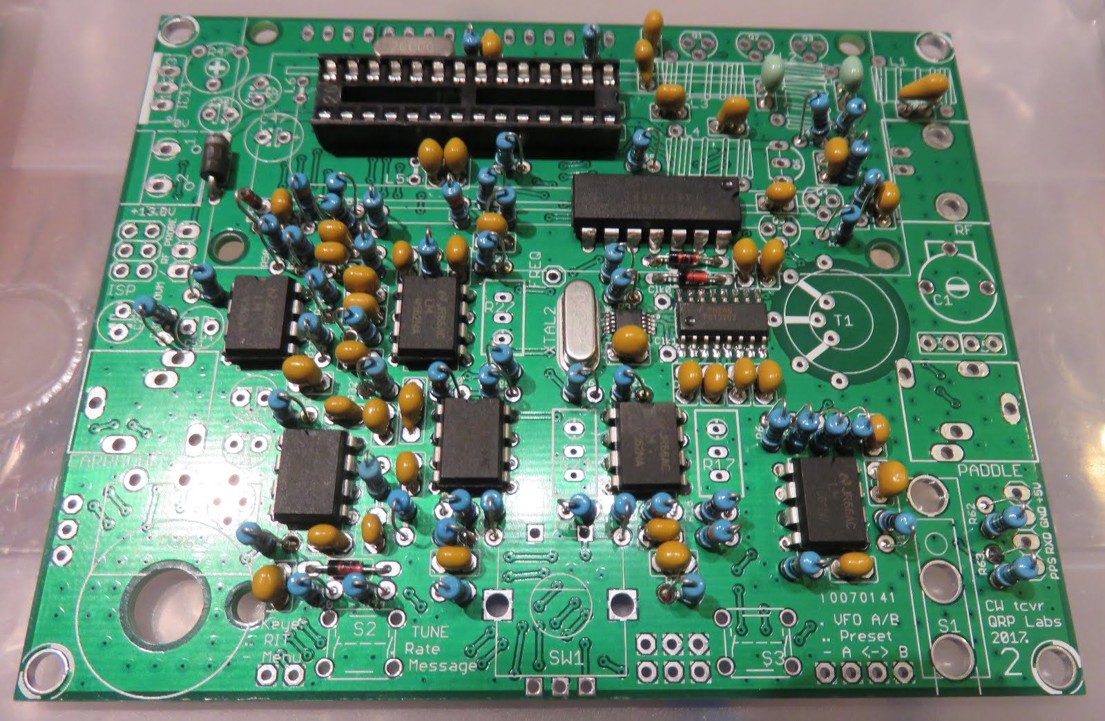 ON7DQ (KF0CR) HAM Radio Blog: My build of the QCX 5W CW transceiver