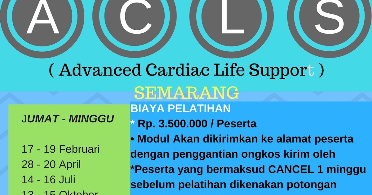 info Kursus ACLS PERKI,informasi Kursus ACLS PERKI,materi Kursus ACLS ...
