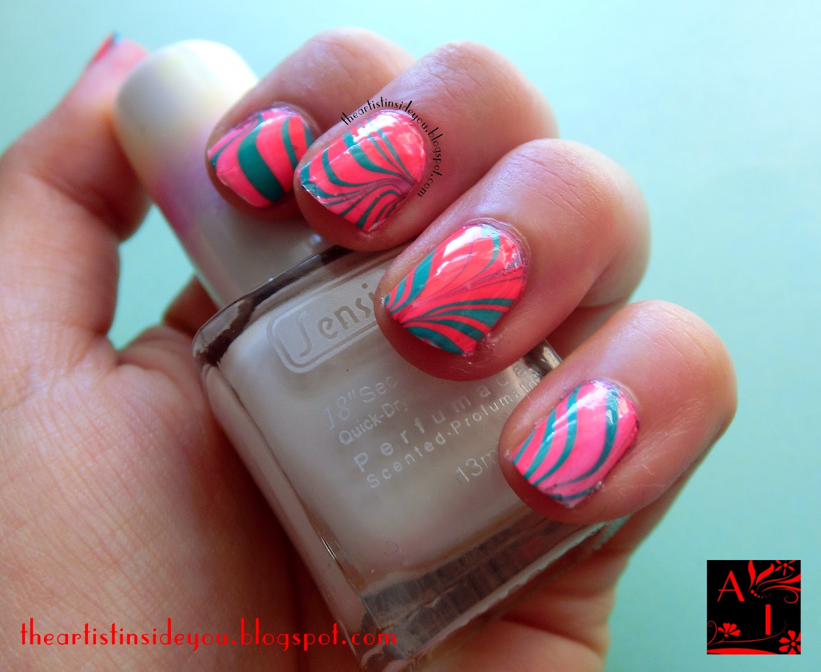 The Artist Inside: Marmoleado sencillo