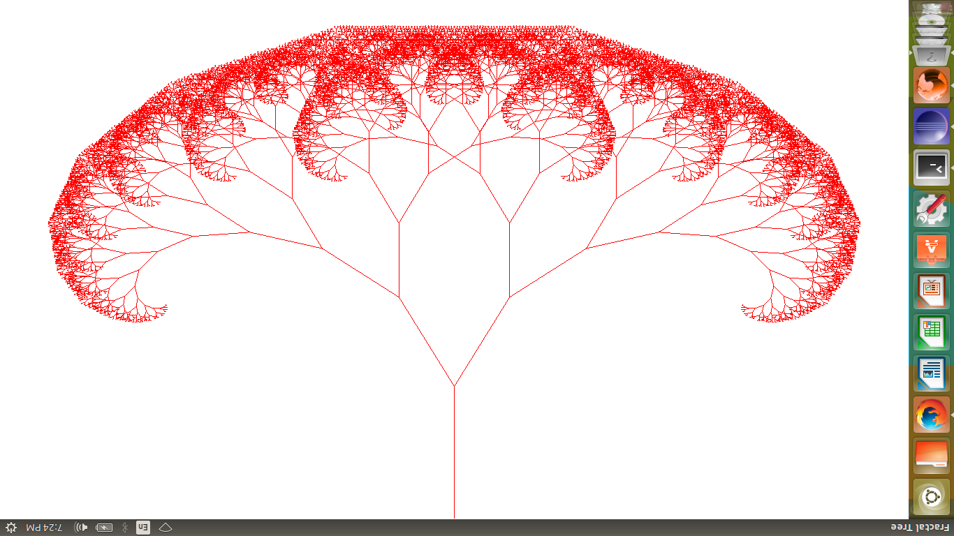 Graphics, Game Development and Digital Art: Fractal Tree in C++ using OpenGL