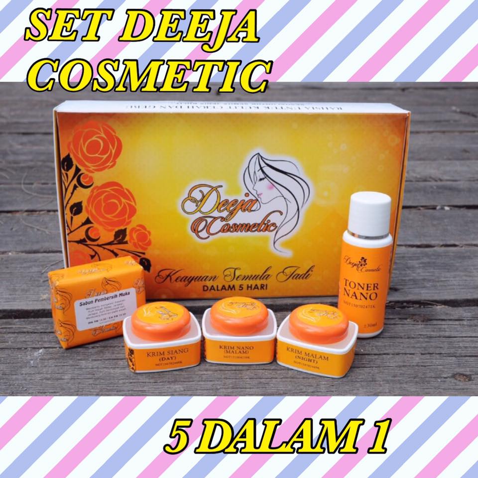 DEEJA COSMETIC 5 IN 1 & DIAMOND FOUNDATION DEEJA HARGA MURAH BORONG ...