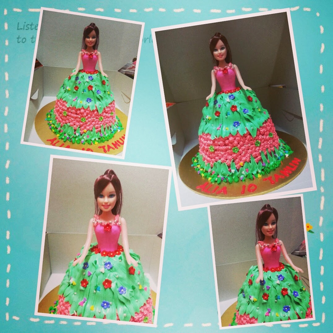 SayangkuCakes: Kek Barbie dan Upin Ipin