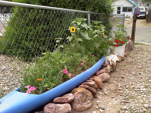 Water is the Source: Canoe and Kayak Planters/Gardens