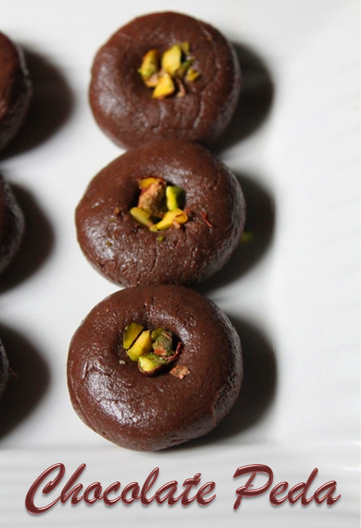 Chocolate Peda Recipe / Chocolate Milk Peda Recipe - Recipe collection
