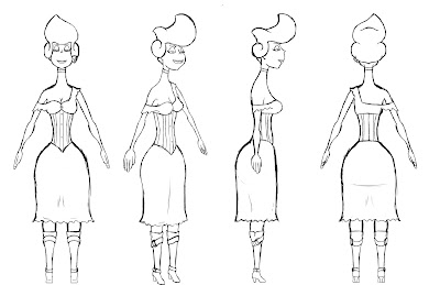 Cowboy Western: Lady Character Design