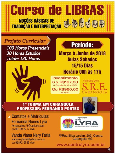 Fernanda Lyra: Curso de Libras