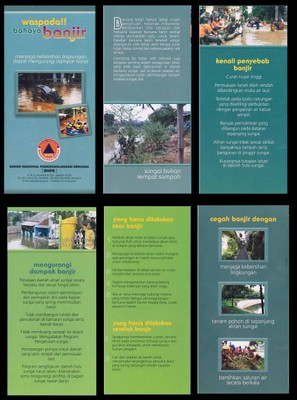 Kumpulan Poster Kesehatan: Leaflet Waspada Bahaya Banjir 1