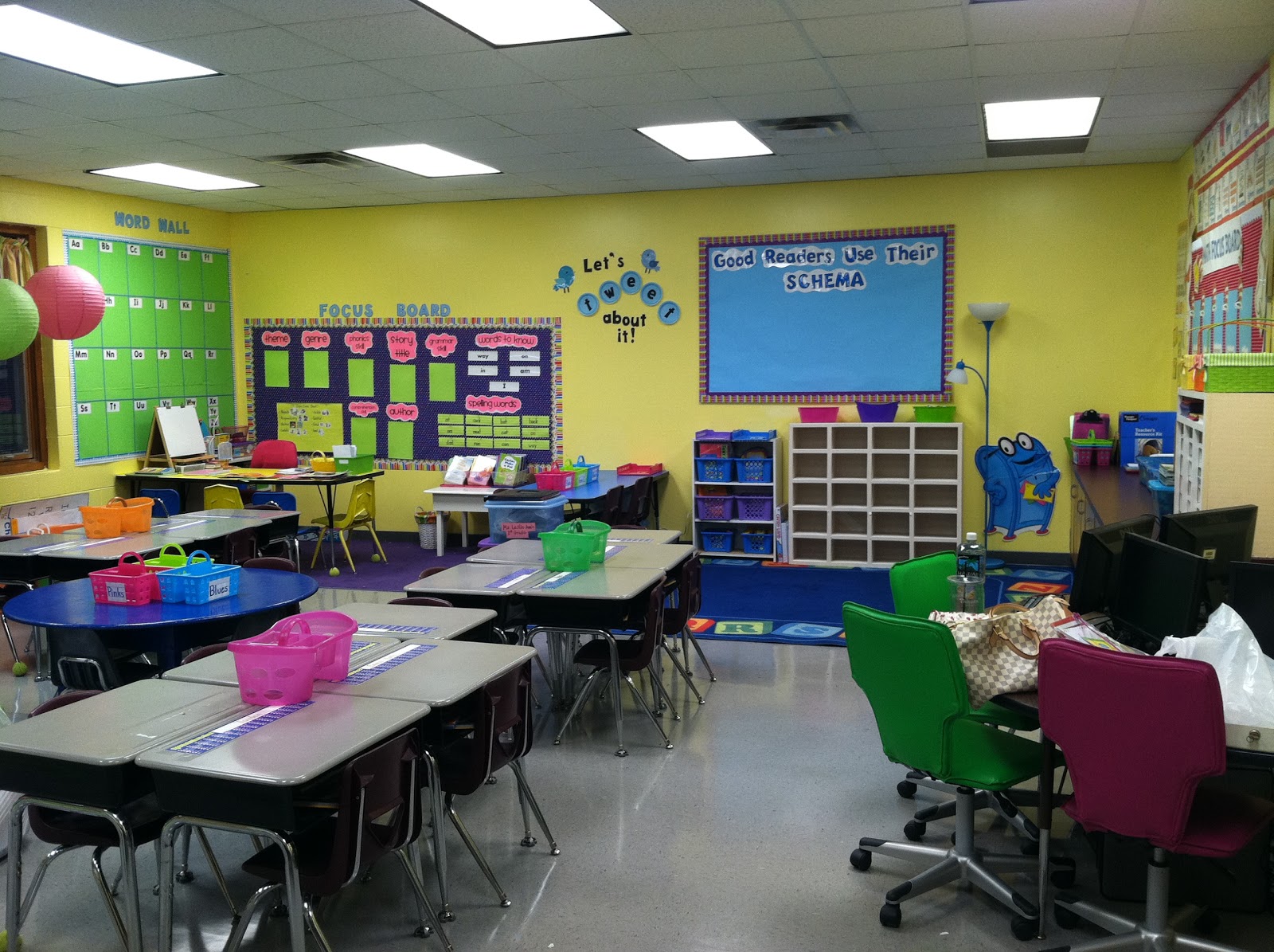 Life in First Grade: Classroom decorating: Day Five