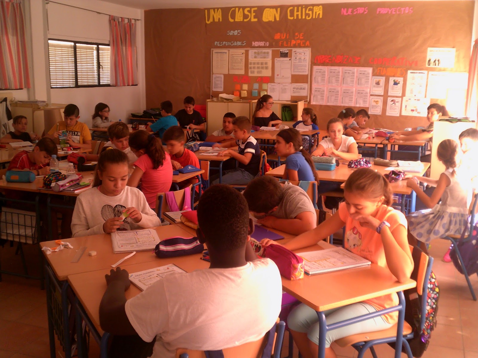 UNA CLASE CON CHISPA: NUESTRA CLASE UNA CLASE CON CHISPA: NUESTRA CLASE