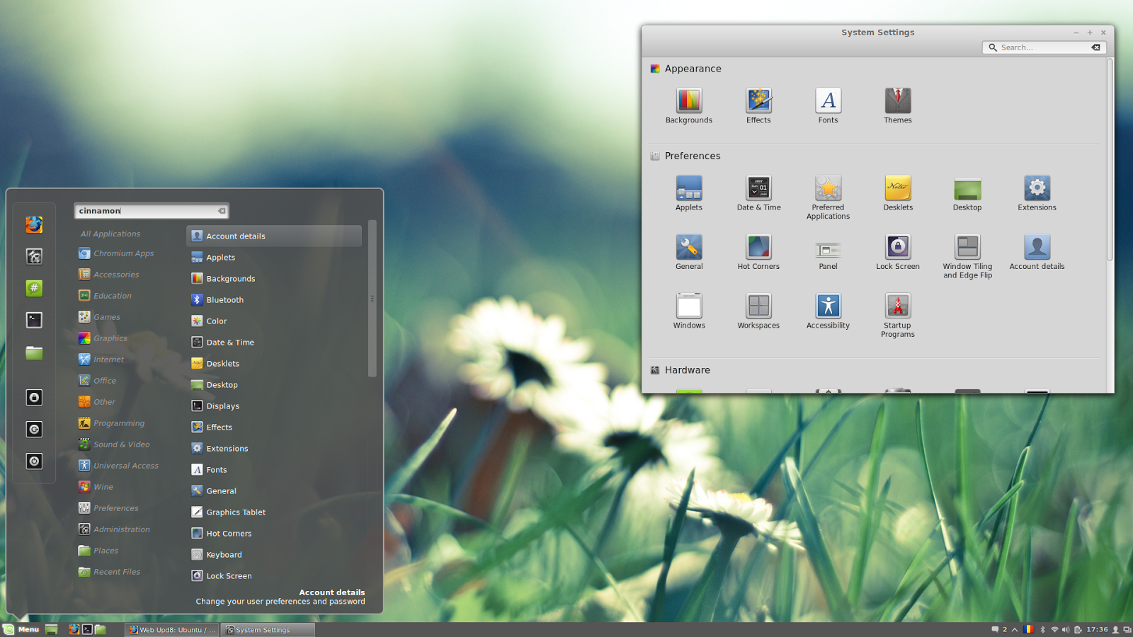 Cinnamon 2.2 Released With System Settings Improvements, HiDPI support ...