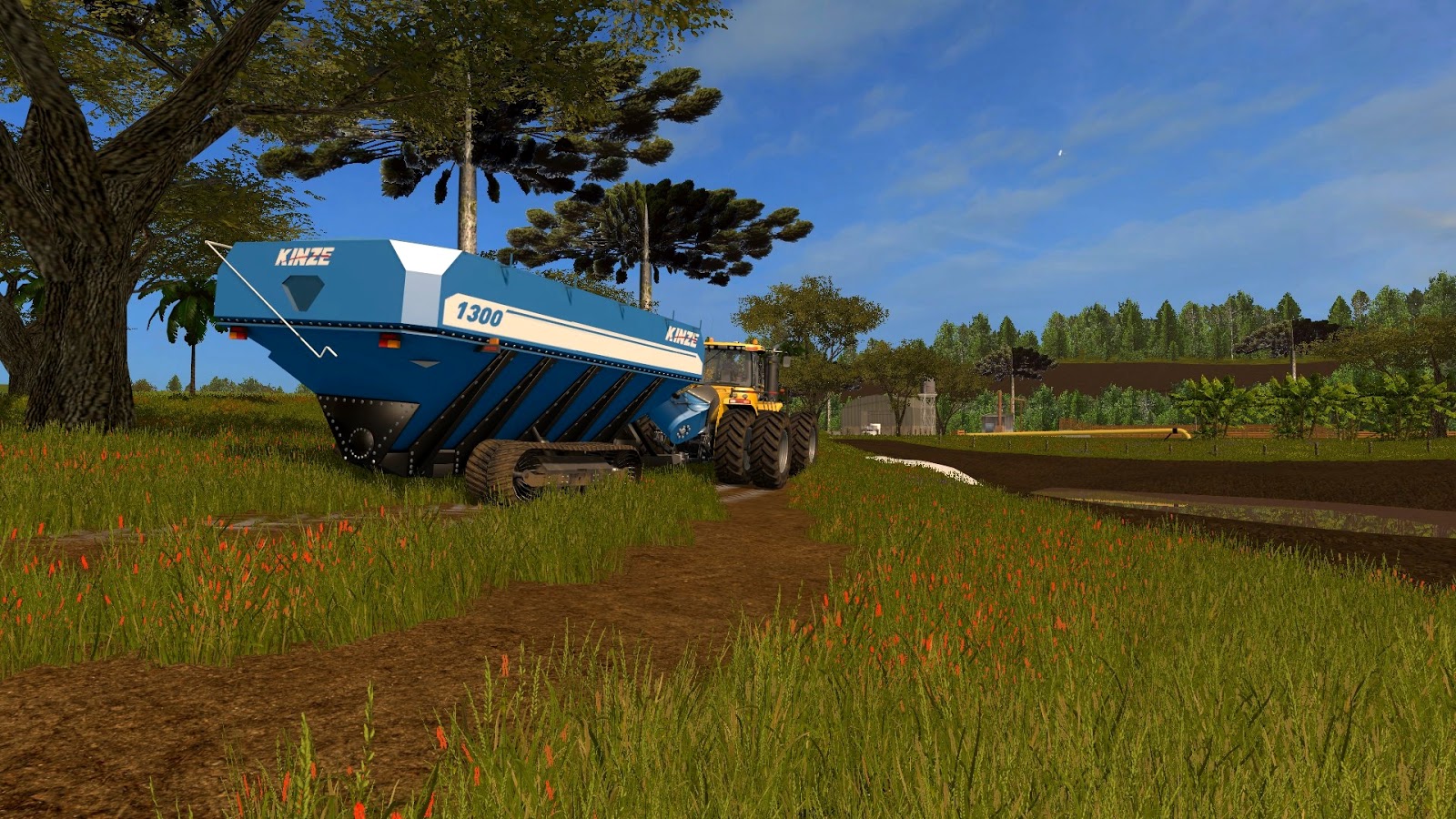 BAZUCA KINZE 1300 TRACK CART FS17
