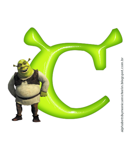 M. Michielin Alphabets: ALFABETO #SHREK (SHREK ALPHABETO PNG )