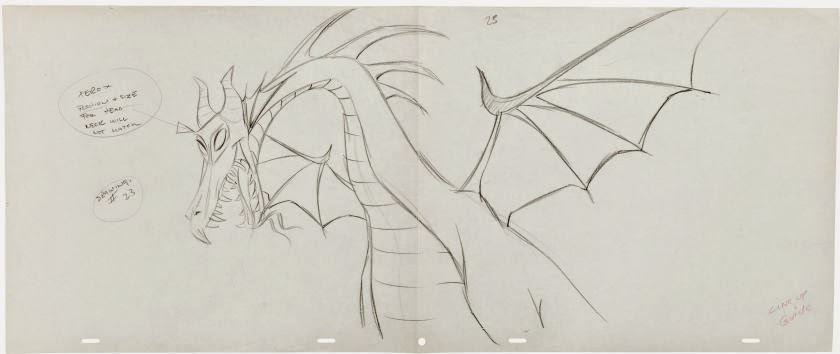Animation Collection: Very Large Drawing of Maleficent as the Dragon ...