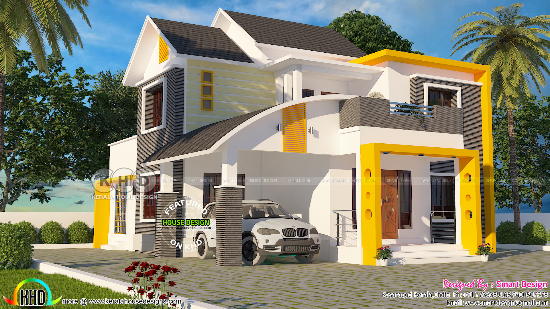 House plan by Smart design from Kasaragod - Kerala Home Design and ...